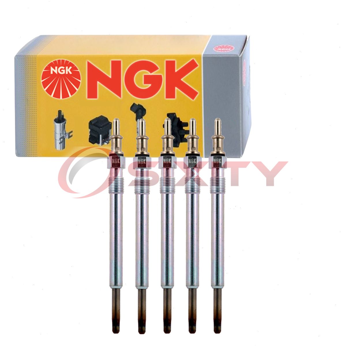 5 pcs NGK Diesel Glow Plugs for 2002-2006 Freightliner Sprinter 2500 2 ...