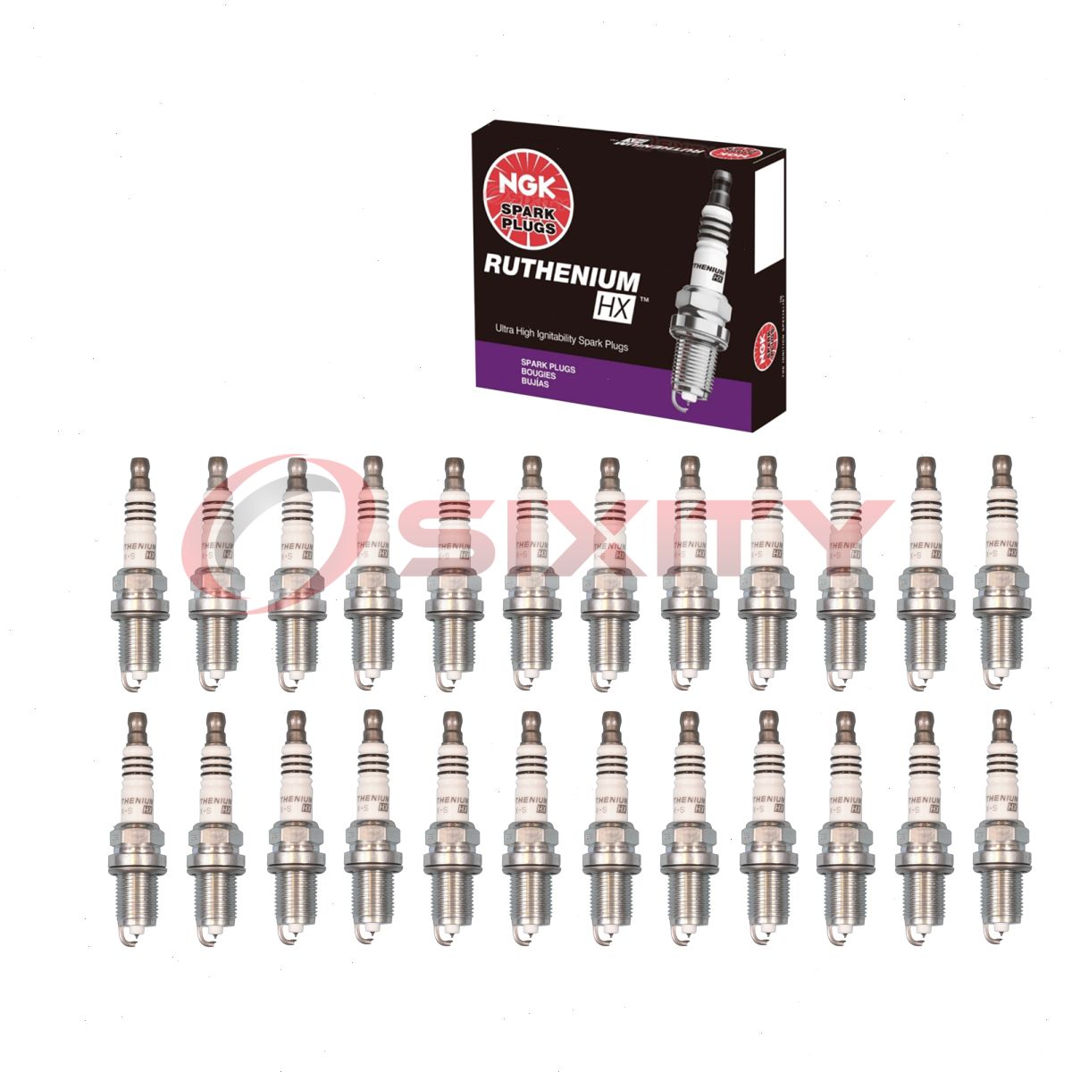24 pc NGK Ruthenium HX Spark Plugs for 2016-2018 Mercedes-Benz G65 AMG ...