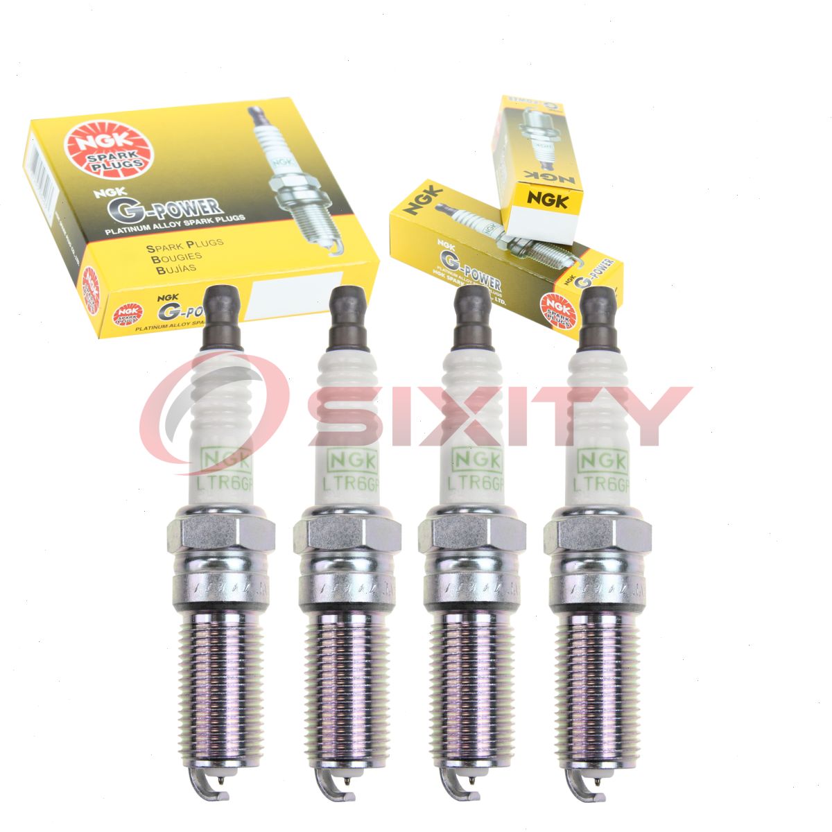4 pc NGK G-Power Spark Plugs for 2019-2021 Ford Transit Connect 2.0L L4 ...