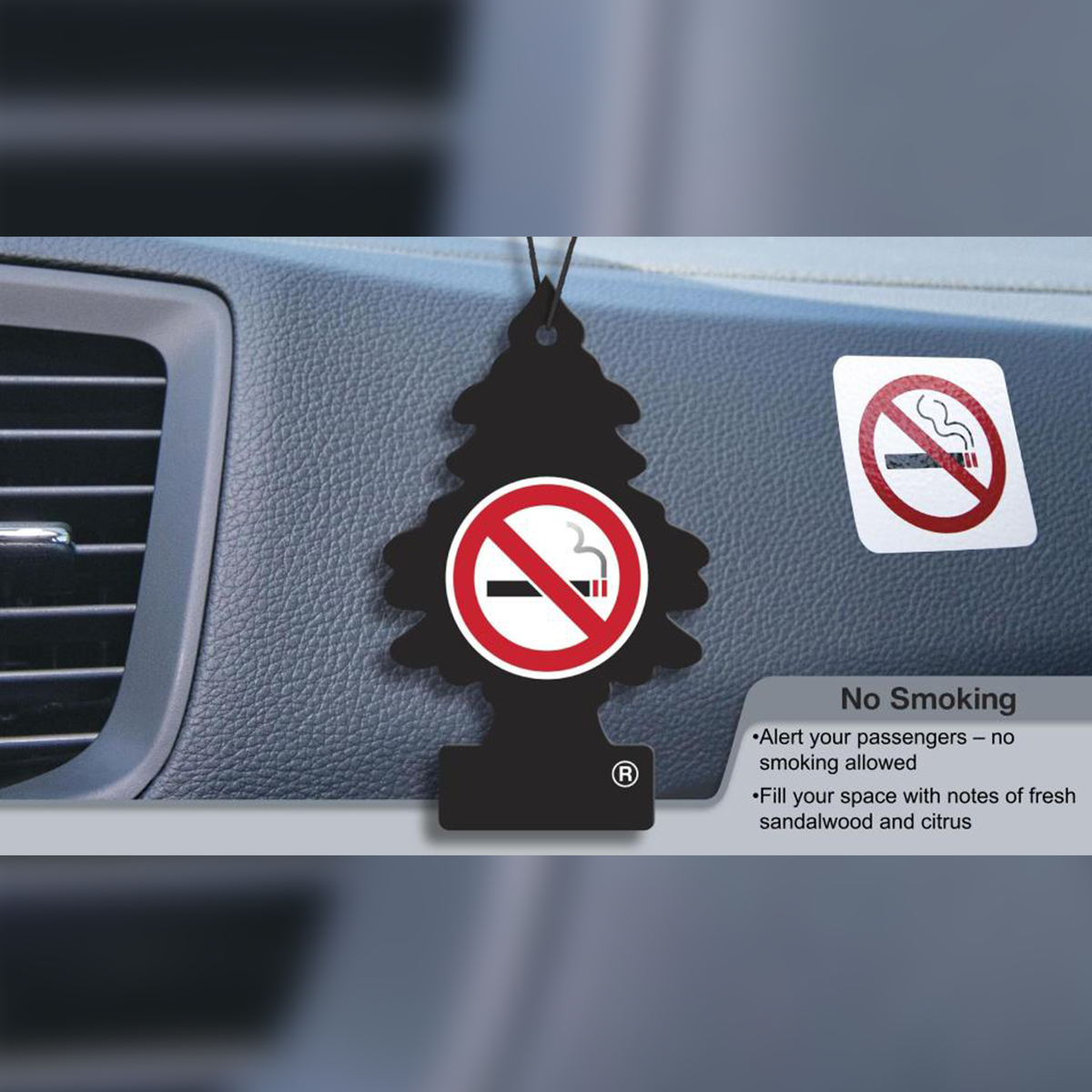 Little Trees No Smoking Hanging Air Freshener Home Car 6-12-24-48-96 ...
