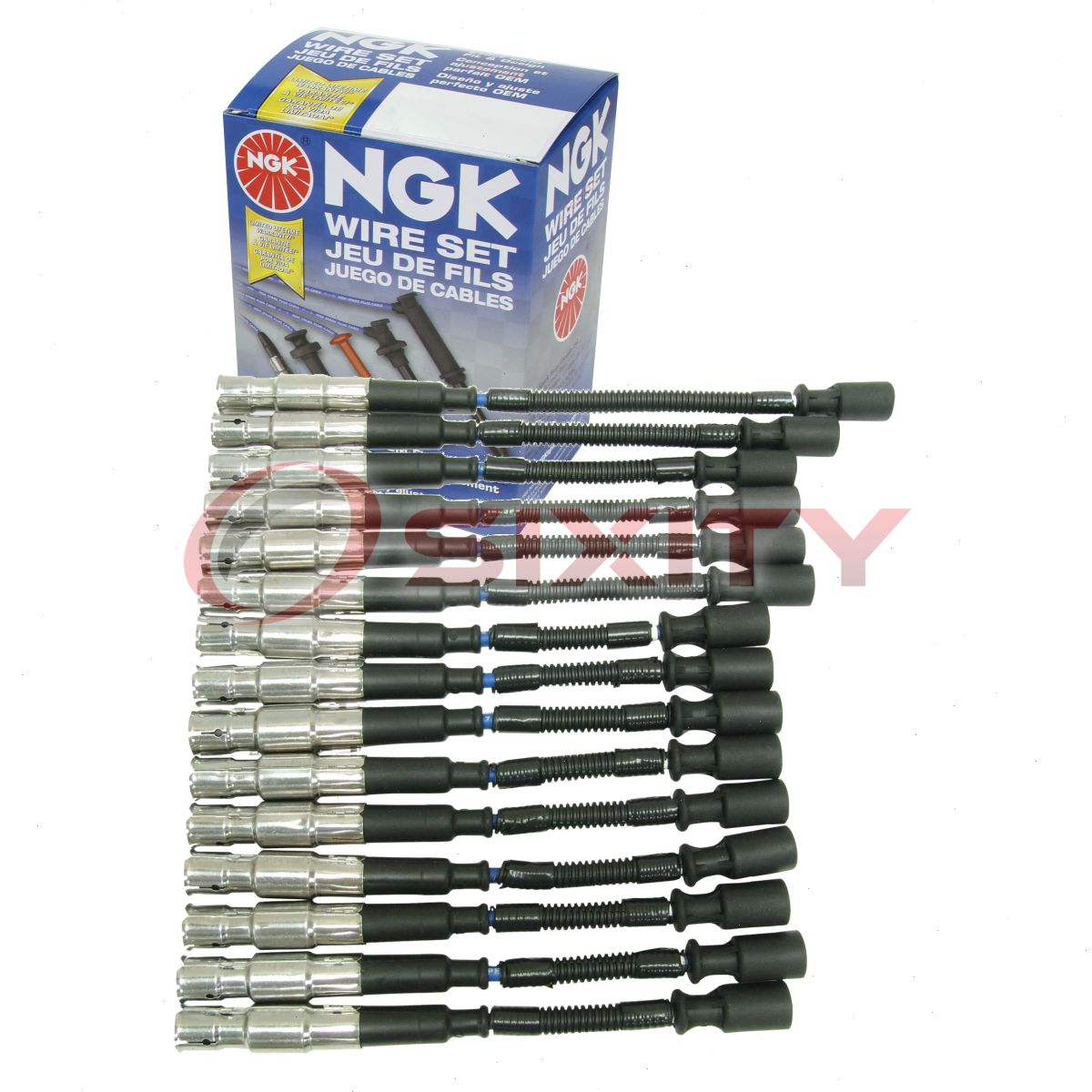 1 pc NGK Spark Plug Wire Set for 2005-2006 Mercedes-Benz C55 AMG 5.5L ...