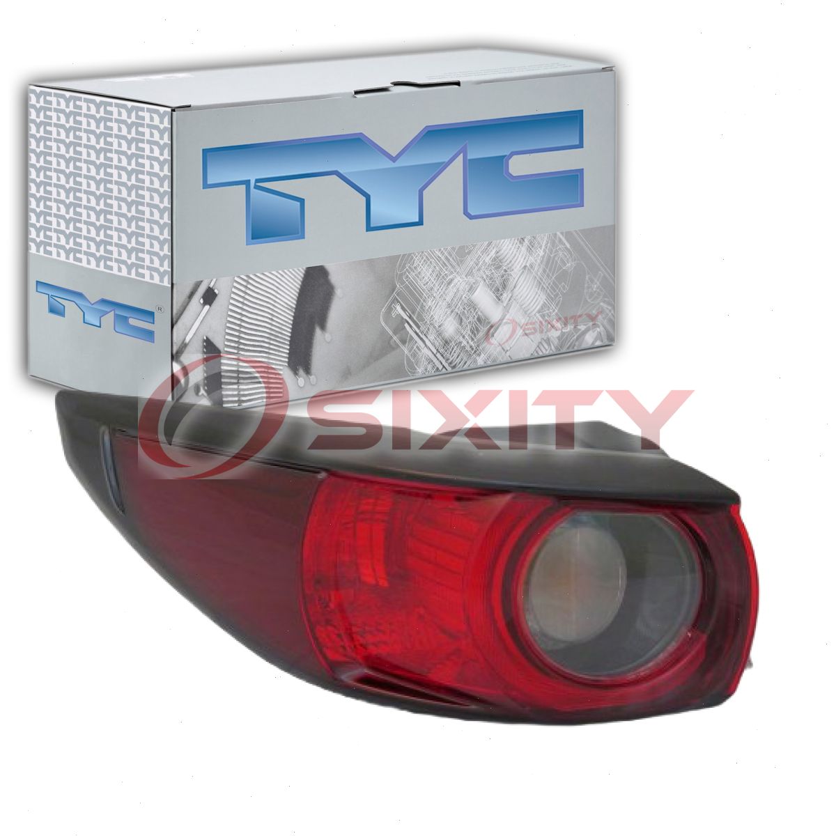 TYC 11-9006-00 Tail Light Assembly for MA2804125 KB8A-51-160F ...