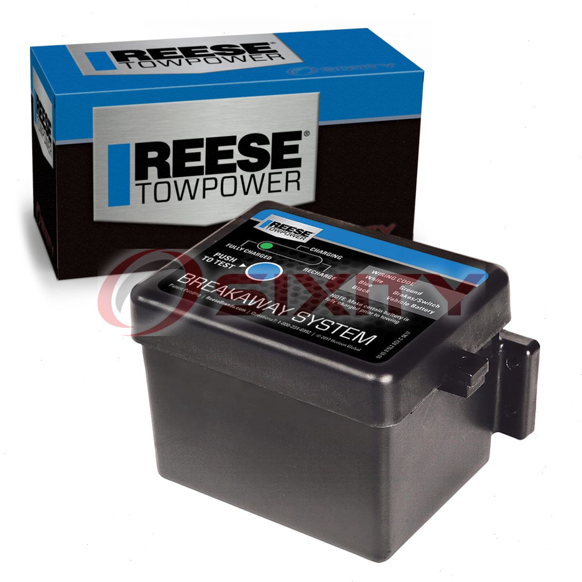 REESE Towpower 50-85-315 Trailer Breakaway System Kit for Brake Service ...